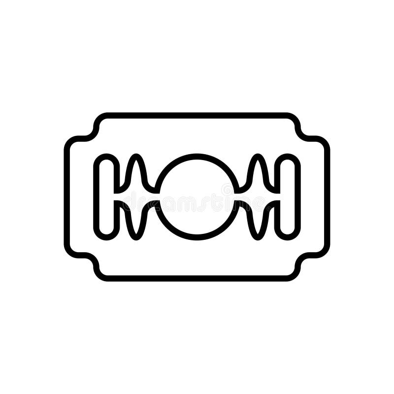 Razor icon stock vector. Illustration of flat, element - 277076177