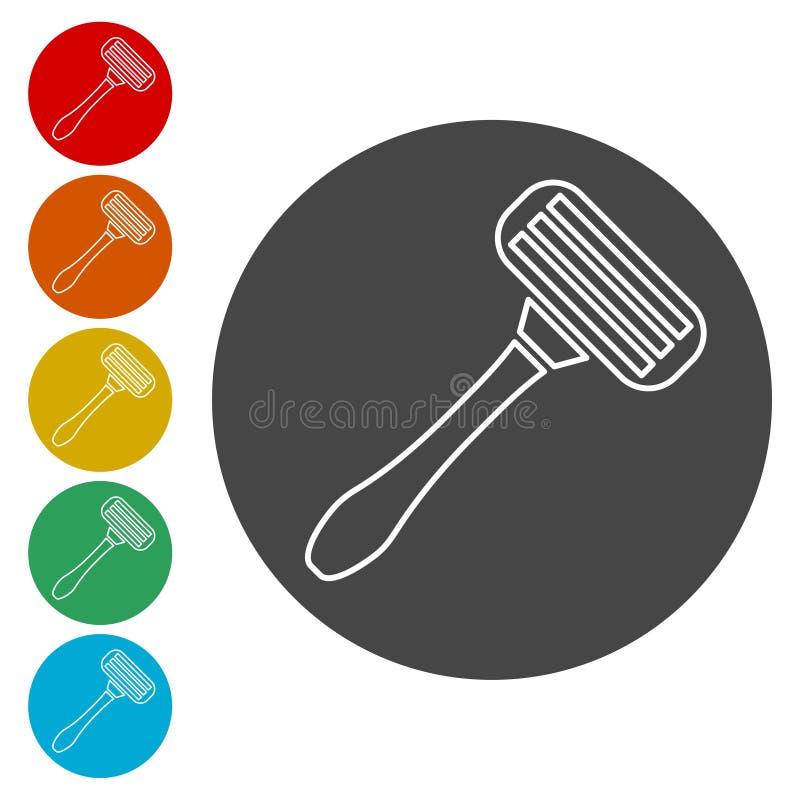 Razor icon stock vector. Illustration of freshness, dental - 184258008