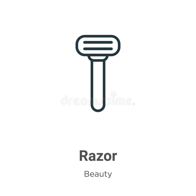 Straight Razor Icon in Filled, Thin Line, Outline and Stroke Style ...