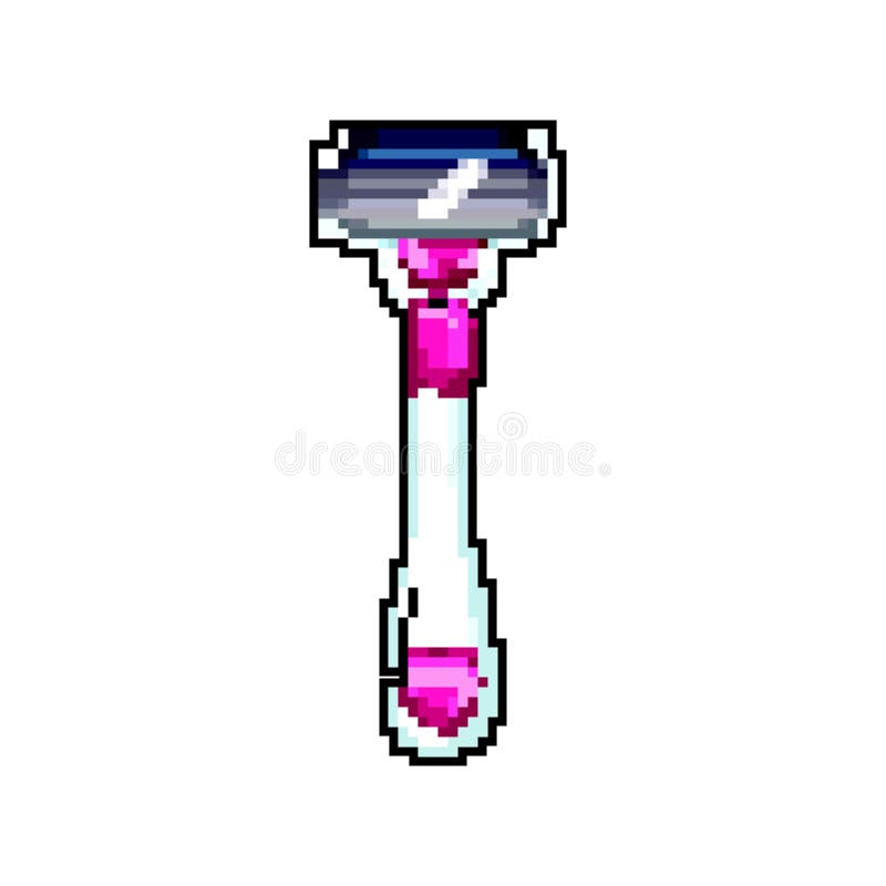 Razor Shaver Game Pixel Art Vector Illustration Stock Vector ...