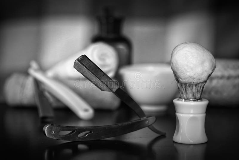 Razor Shaving Accessories Razor Stock Photo - Image of beauty, clean ...
