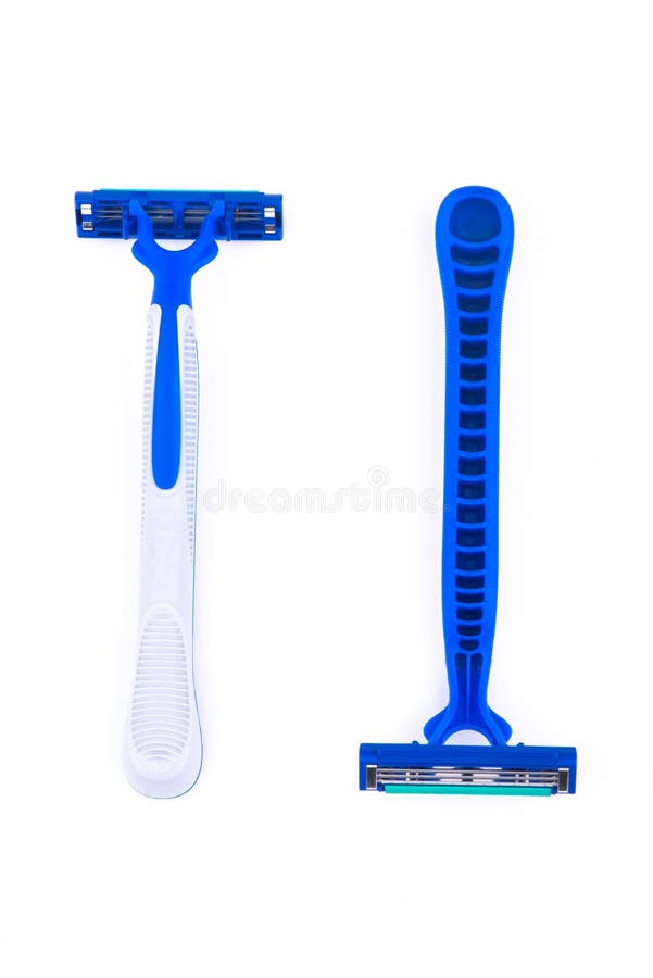 Razor on White Background. Machine for Shaving Editorial Image - Image ...