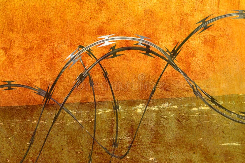 Razor Wire stock photo. Image of danger, sharp, point - 3466622