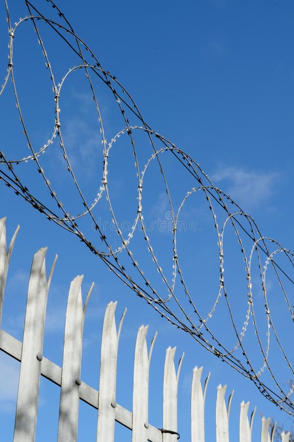 Razor wire stock image. Image of restricted, industrial - 50706999
