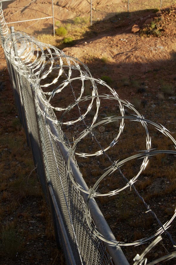 11+ Razor wire chain link fence Free Stock Photos - StockFreeImages