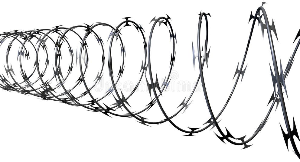 Razor Wire Stock Illustrations – 2,671 Razor Wire Stock Illustrations ...