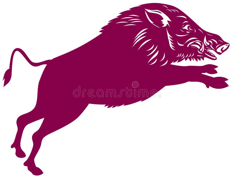 Razorback stock vector. Illustration of monster, white - 5391829