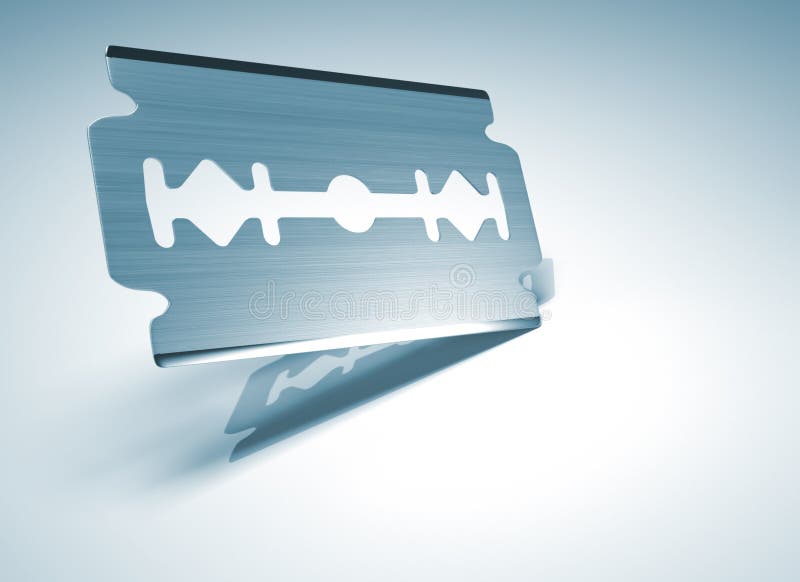 Razorblade stock illustration. Illustration of closeup - 13108967