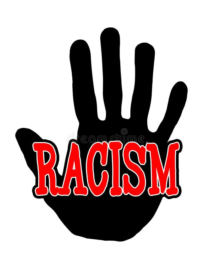 Razzismo di Handprint illustrazione di stock. Illustrazione di ...