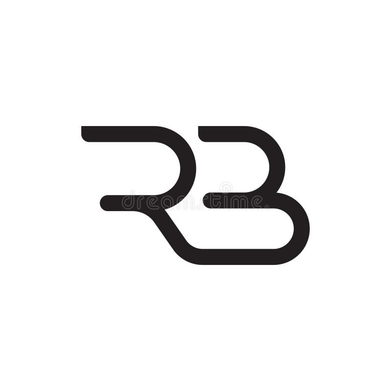 Rb Initial Letter Vector Logo Icon Stock Vector - Illustration of logo ...