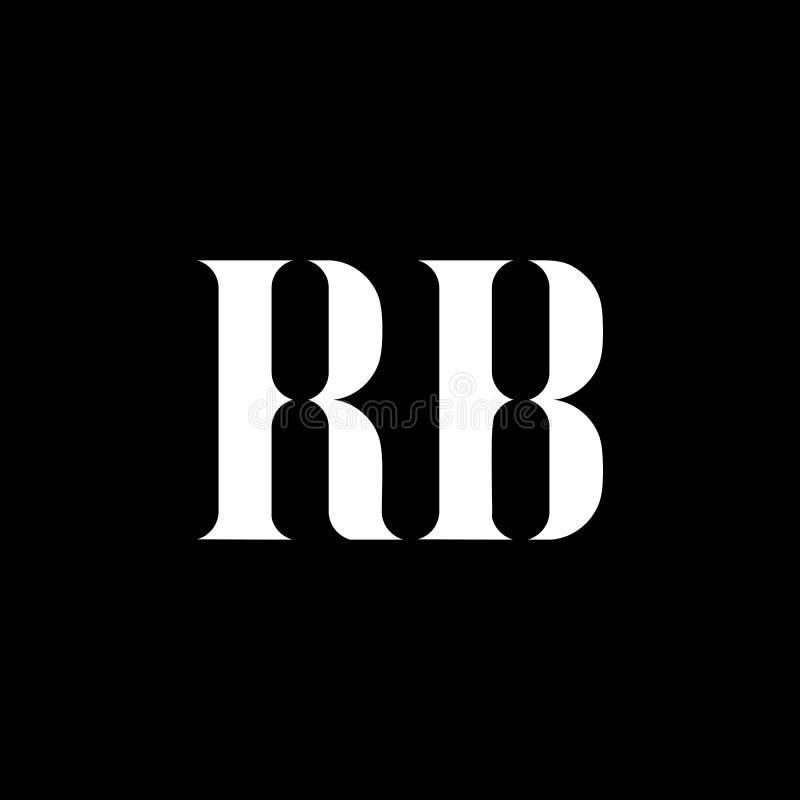 RB R B Letter Logo Design. Initial Letter RB Uppercase Monogram Logo ...
