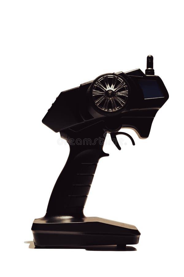 RC Car Radio Control Remote Controller Isolated on White Background ...