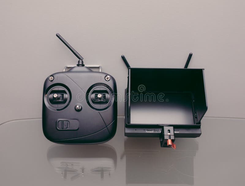 RC Controller Monitor Gadget Lcd Display Stock Photo - Image of ...