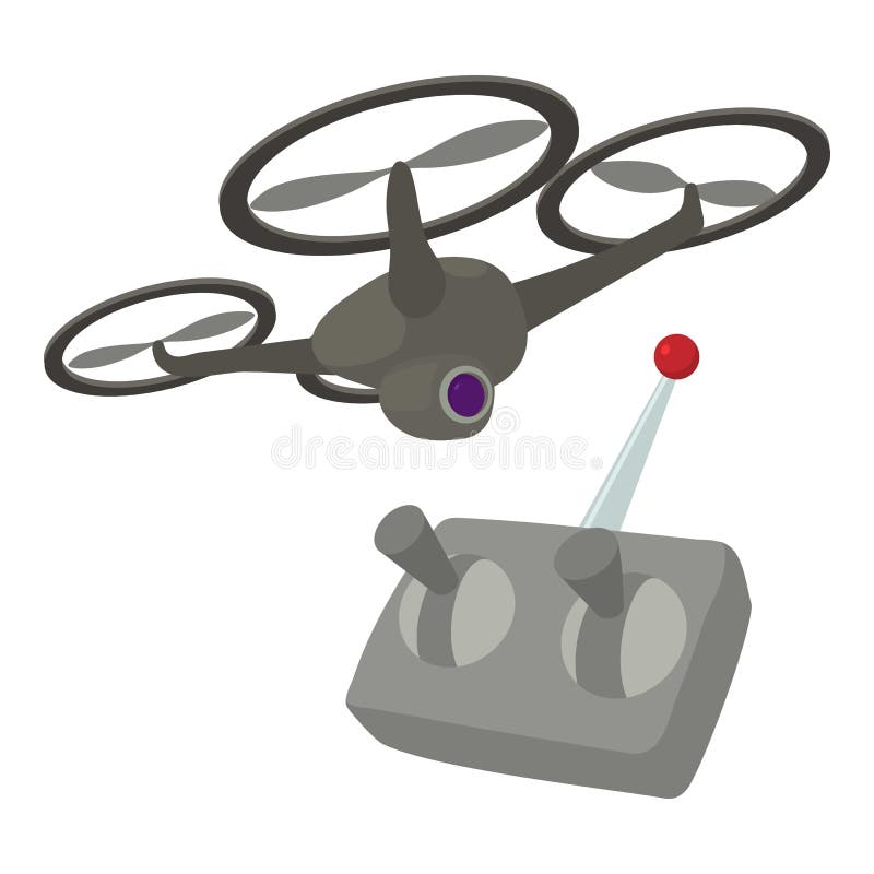 RC Helicopter Icon, Cartoon Style Stock Vector - Illustration of ...