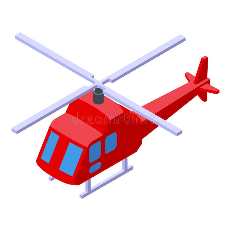 Rc Helicopter Icon Isometric Vector. Remote Control Stock Illustration ...