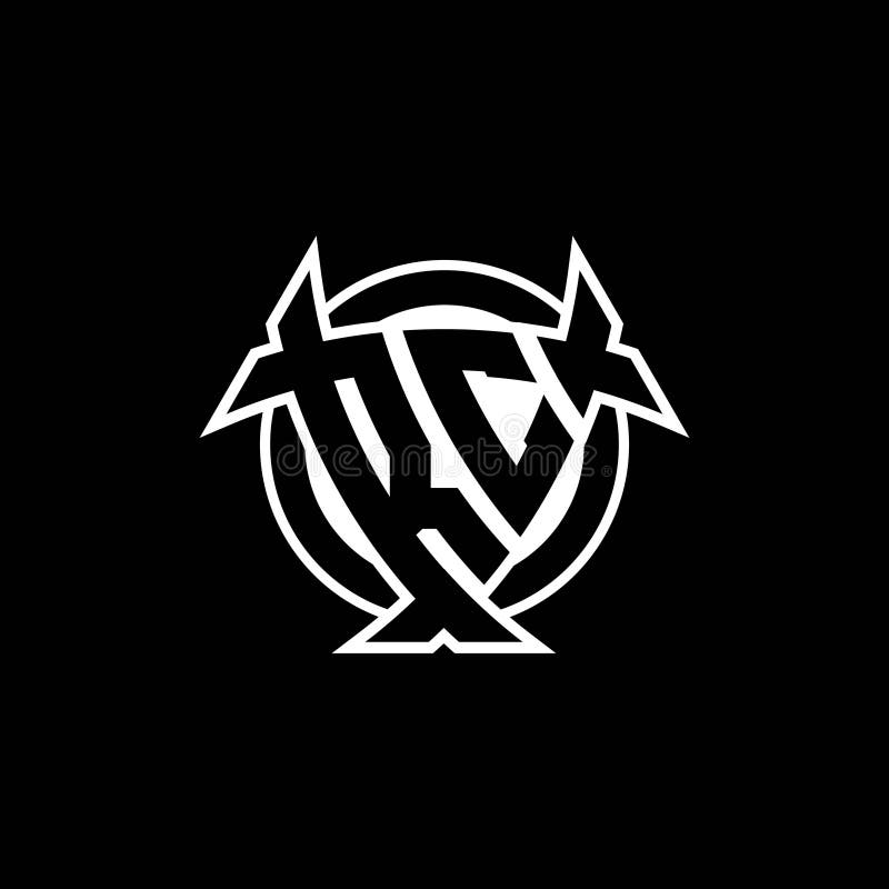 RC Logo Monogram Triangle Shield and Circle Shape Stock Vector ...