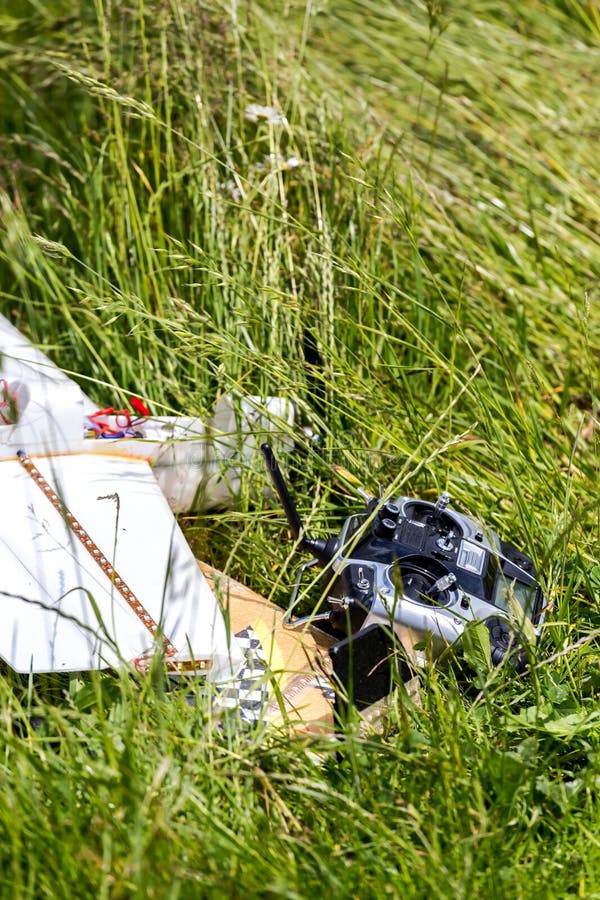 RC plane and controller stock image. Image of technology - 32237573