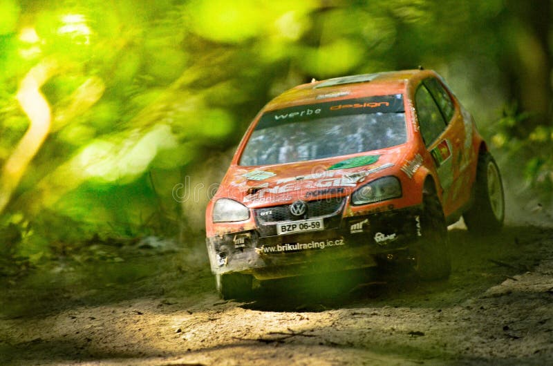 Rc rally car editorial stock image. Image of roads, rally - 74640114