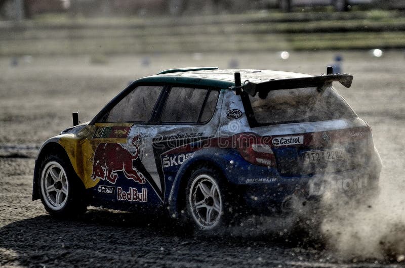 Rc rally car editorial stock image. Image of racing, s2000 - 74640139