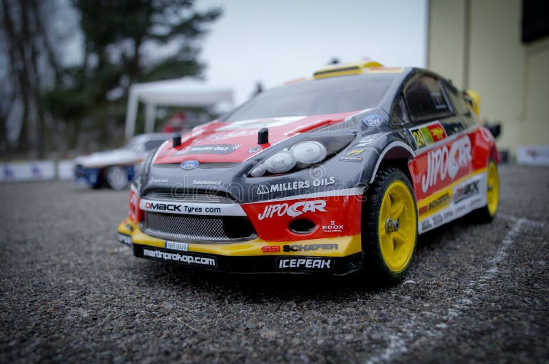 Rc Rally Car Ford Fiesta WRC Editorial Stock Photo - Image of racing ...