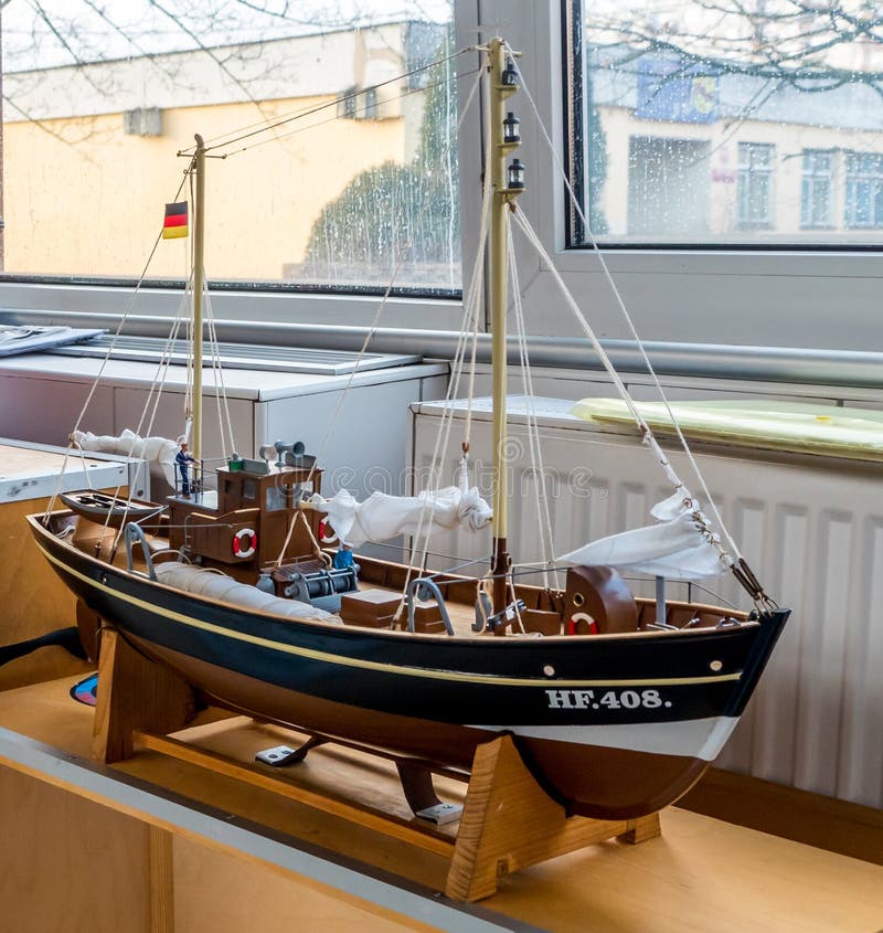 RC Scale Model Ship at World Championships Class NS NAVIGA. Stock Image ...