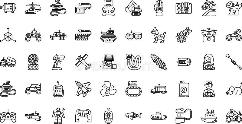 Rc Toys Icons High-Quality Vector Icons Collection with Editable Stroke ...