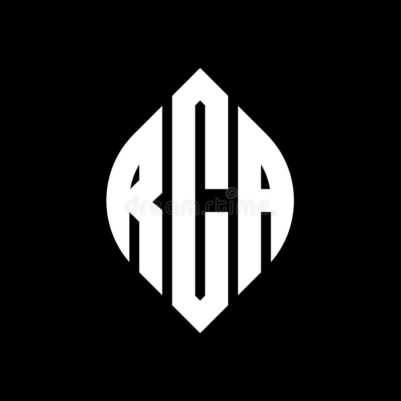 RCA Circle Letter Logo Design with Circle and Ellipse Shape. RCA ...