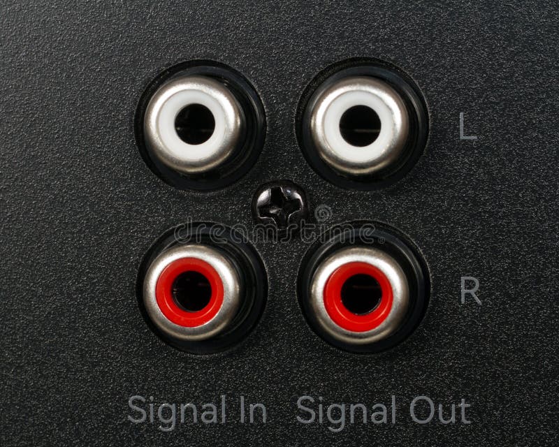 Rca Connectors Connecting Audio Devices Stock Photos - Free & Royalty ...
