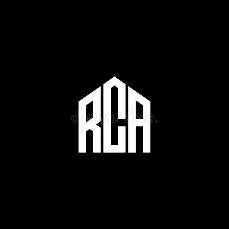 RCA Letter Logo Design on BLACK Background. RCA Creative Initials ...