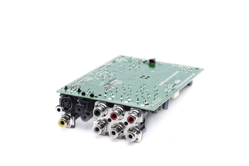 Rca motherboard stock image. Image of motherboard, sound - 29471429