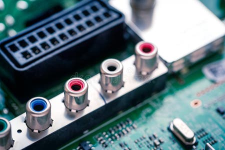 RCA output stock photo. Image of computer, creative, circuit - 45019440