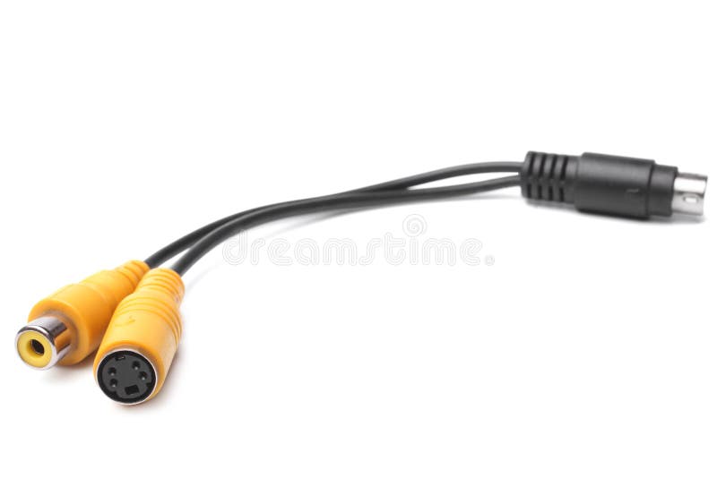 Video connector stock image. Image of plug, television - 1912543