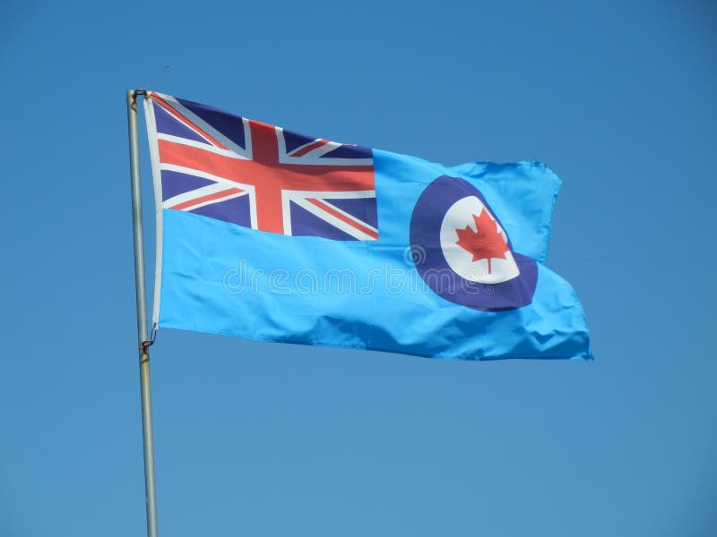 RCAF Flag stock image. Image of force, canadian, flag - 53068607