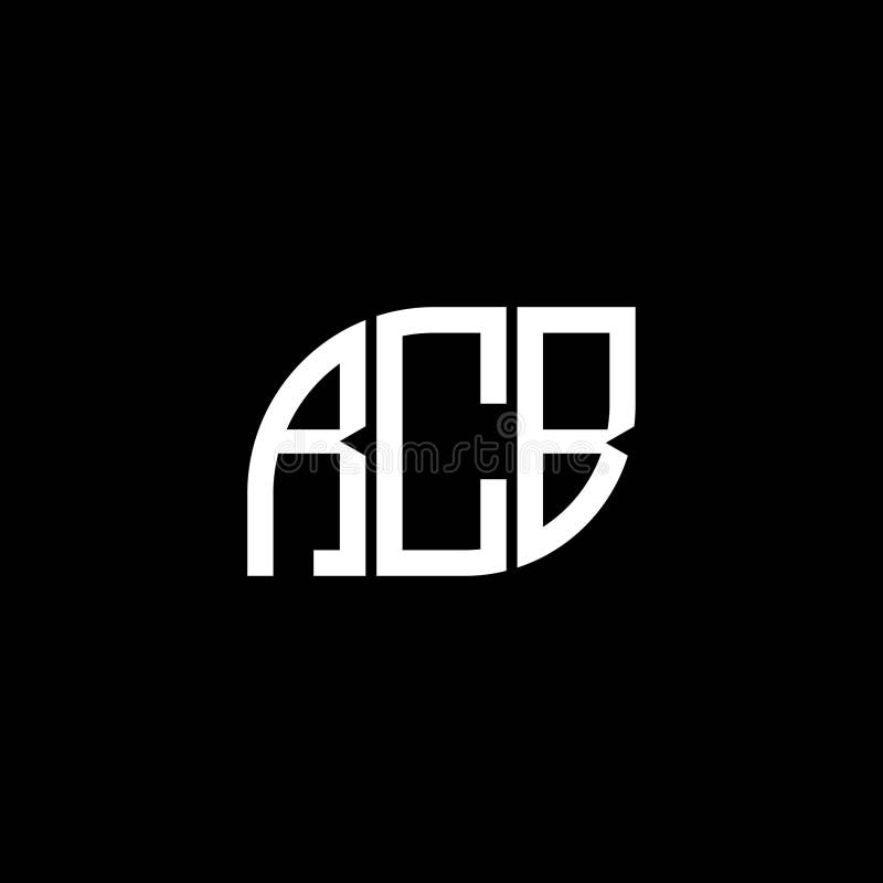 RCB Letter Logo Design on Black Background. RCB Creative Initials ...