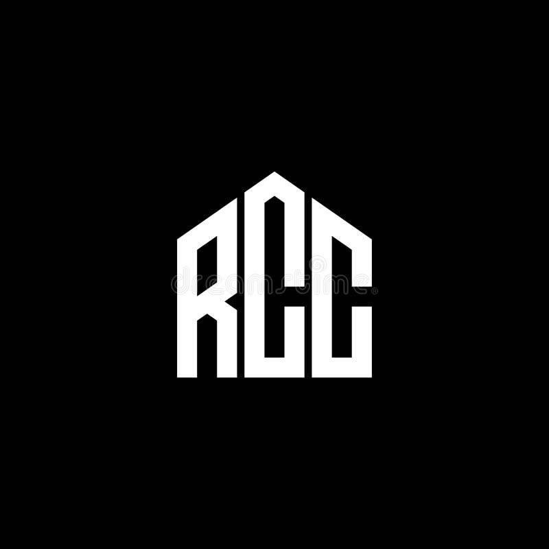 RCC Letter Logo Design on BLACK Background. RCC Creative Initials ...