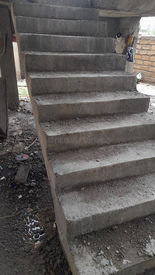 RCC Staircase Casting Step Riser Stock Image - Image of step, staircase ...