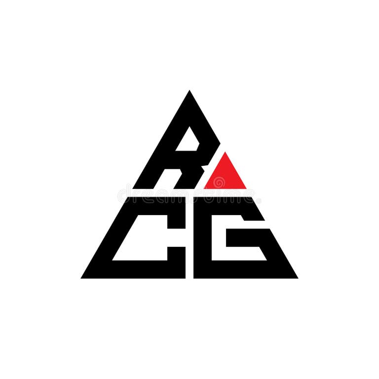 RCG Triangle Letter Logo Design with Triangle Shape. RCG Triangle Logo ...