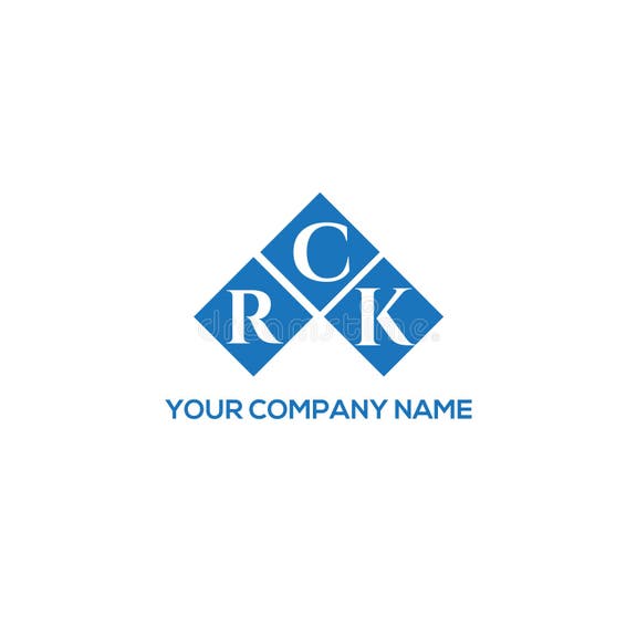 RCK Letter Logo Design on BLACK Background. RCK Creative Initials ...
