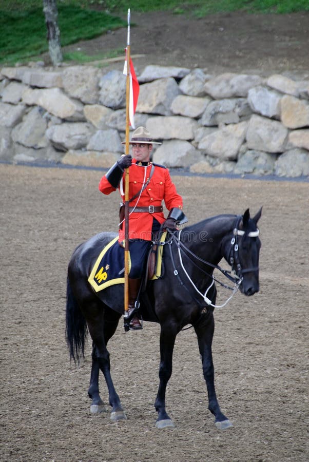 RCMP editorial stock image. Image of flag, police, honor - 15825199