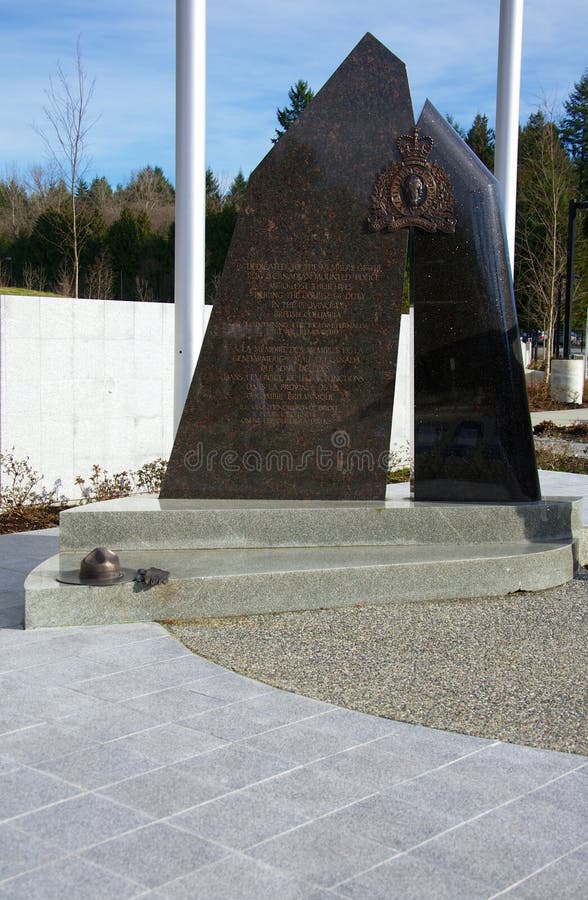 Rcmp Memorial Editorial Stock Image Image Of British 55792524 0680