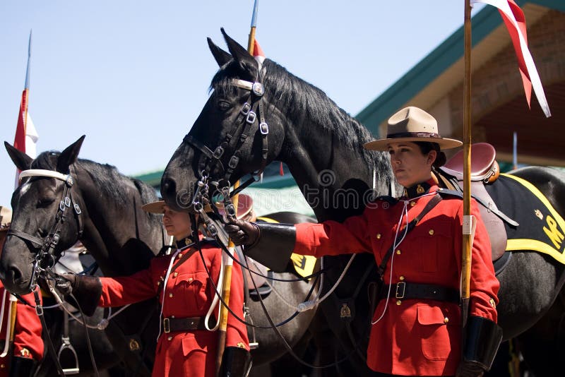 Canada Day RCMP Riding Horses in Ottawa Editorial Image - Image of ...