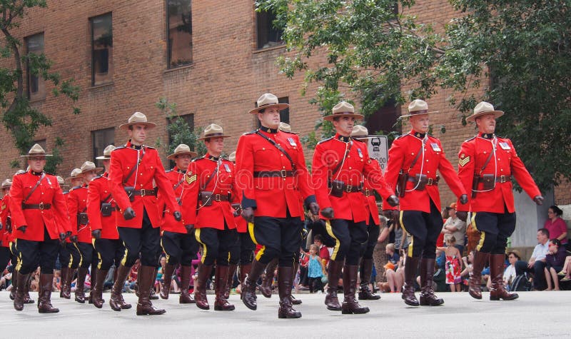 Rcmp Officers Marching In Parade Editorial Image Image Of Stetson Canadian 32393045 5236