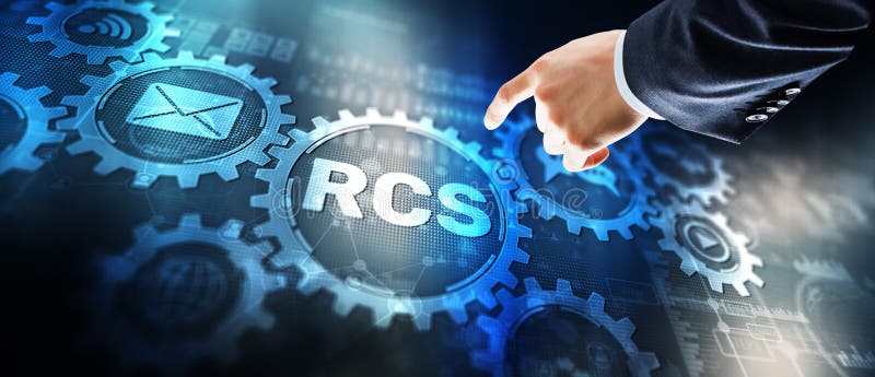 RCS. Rich Communication Services Stock Illustration - Illustration of ...