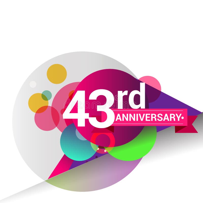 43rd Anniversary Stock Illustrations – 262 43rd Anniversary Stock ...
