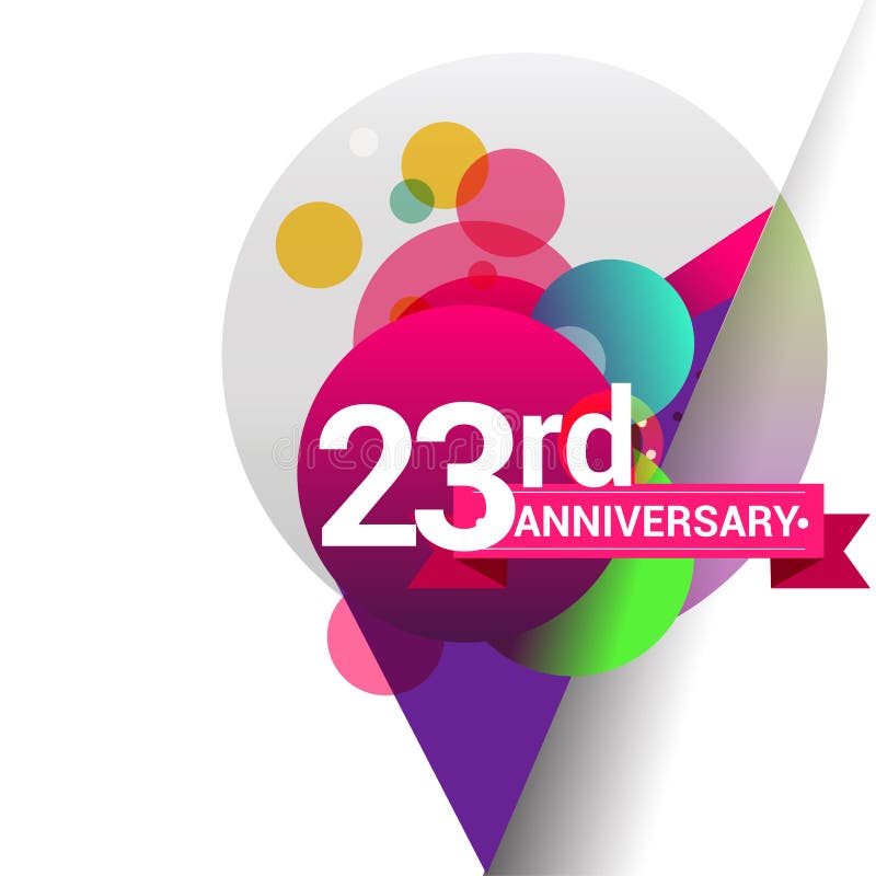 23rd Anniversary Stock Illustrations – 389 23rd Anniversary Stock ...