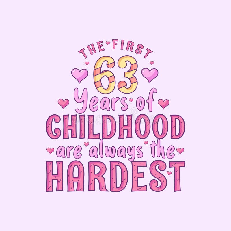 Happy 63rd Birthday Stock Illustrations – 279 Happy 63rd Birthday Stock ...