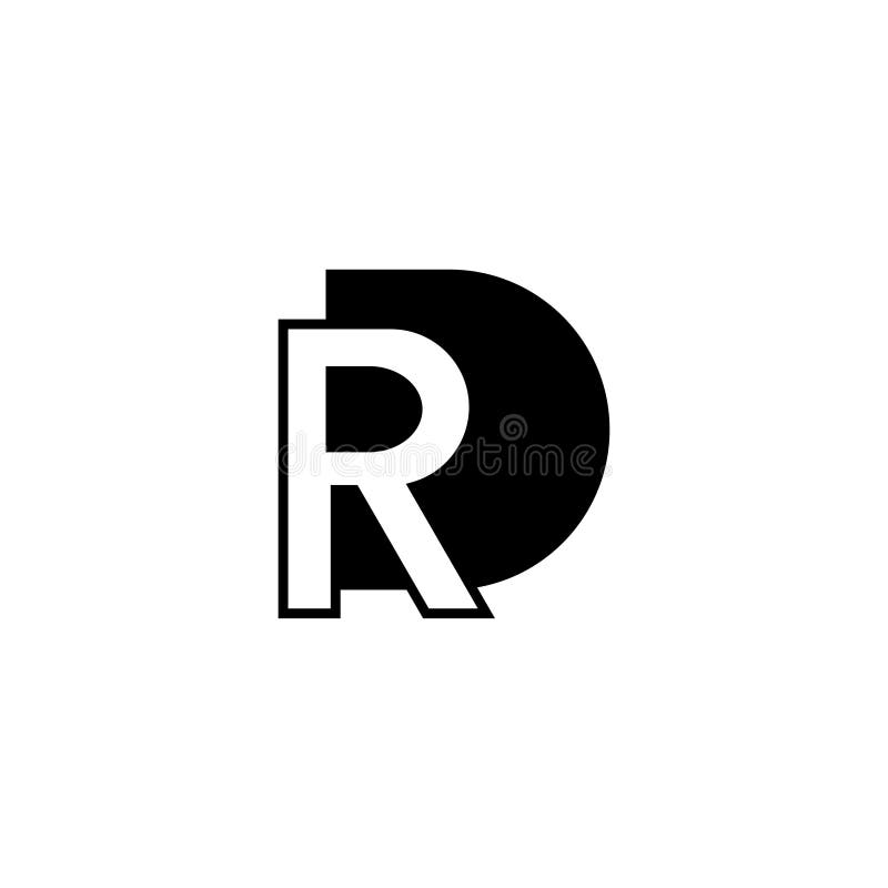 RD Initial Logo Template Design Vector Stock Vector - Illustration of ...