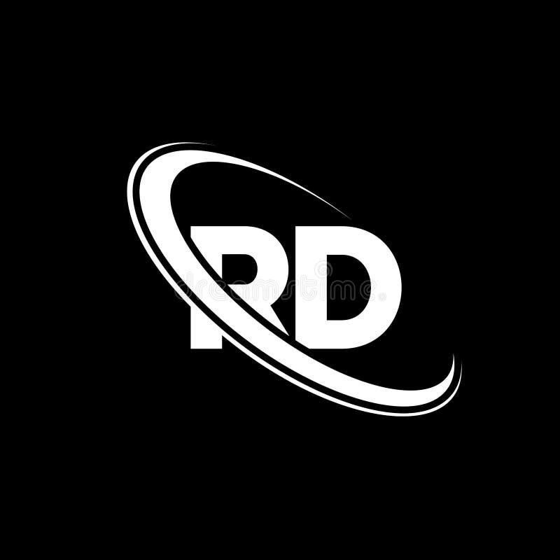 RD Logo. R D Design. White RD Letter. RD/R D Letter Logo Design Stock ...