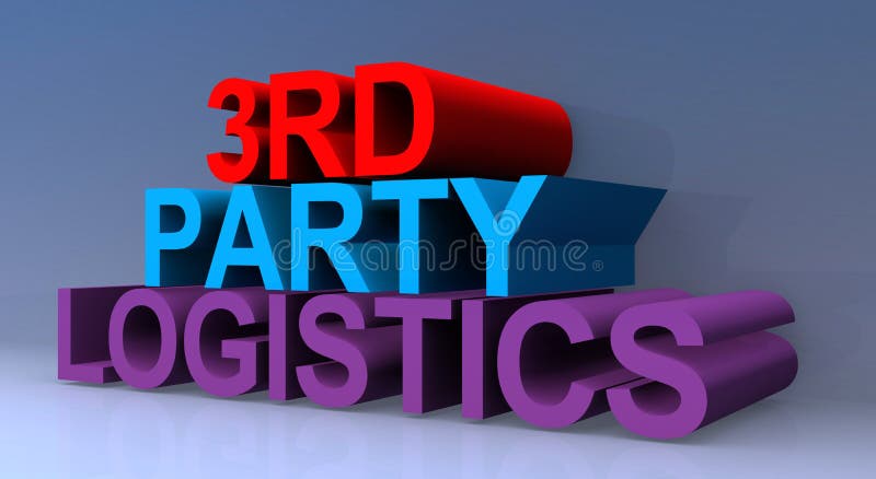 3rd party logistics stock illustration. Illustration of delivery ...