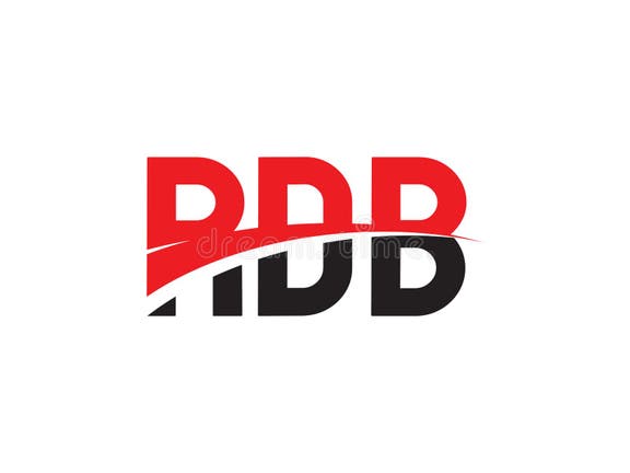 RDB Letter Initial Logo Design Vector Illustration Stock Vector ...
